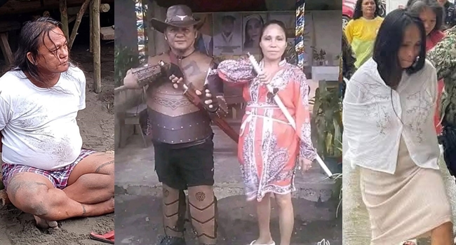 Datu Adlaw and Reyna Lourdes Arrested in Surigao City | Newspapers