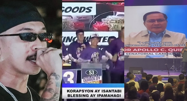 Rapper Calls Out Quiboloy’s Campaign Jingle: "Di pa nakaupo, nagnakaw ...