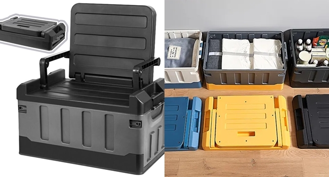 LAZADA BUDOL FINDS - Portable Folding Storage Box (Features, Specs ...