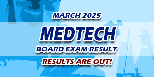 MedTech Board Exam Result March 2025 JUST RELEASED | Newspapers