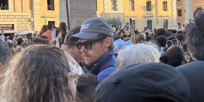 Harry Styles Spotted in St. Peter’s Square Awaiting Pope Announcement ...