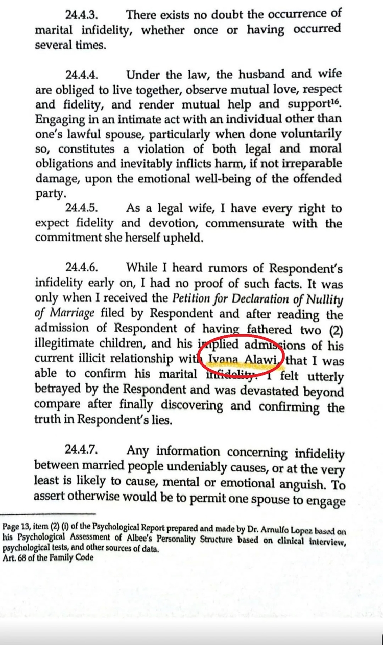 Ivana Alawi Named as Mayor Albee Benitez's Alleged Mistress in VAWC ...