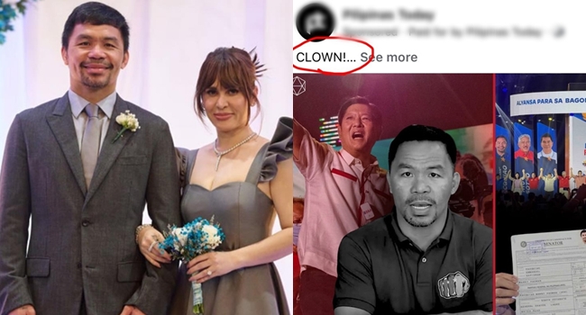 Jinkee Pacquiao Slams Paid Ads Targeting Manny Pacquiao | Newspapers