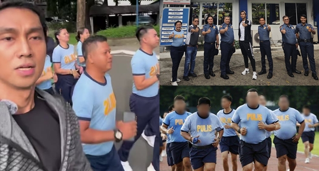 Rendon Labador Starts 93-Day Fitness Training for Police Officers ...