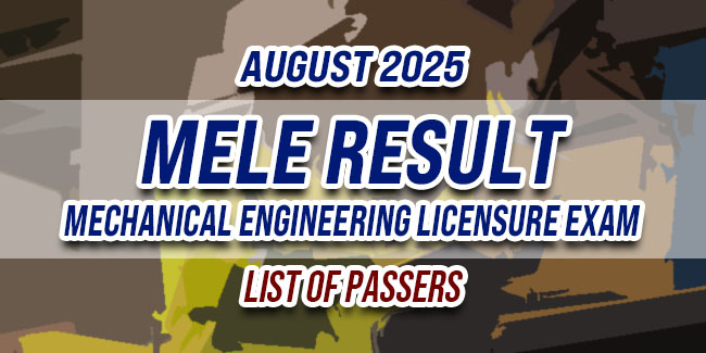 MELE Result August 2025 LIST OF PASSERS | Newspapers