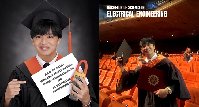 Robi Balboa Graduates as an Electrical Engineer Without Parents ...