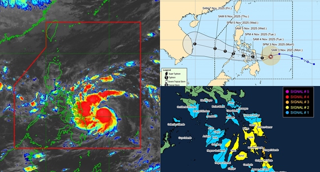 Bagyong Tino Latest Update According to PAGASA (as of 8 AM – Nov. 3 ...