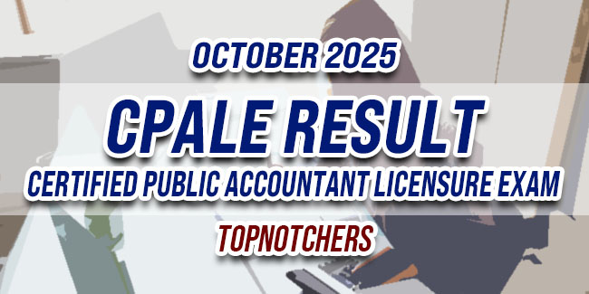 CPALE Result October 2025 TOPNOTCHERS | Newspapers
