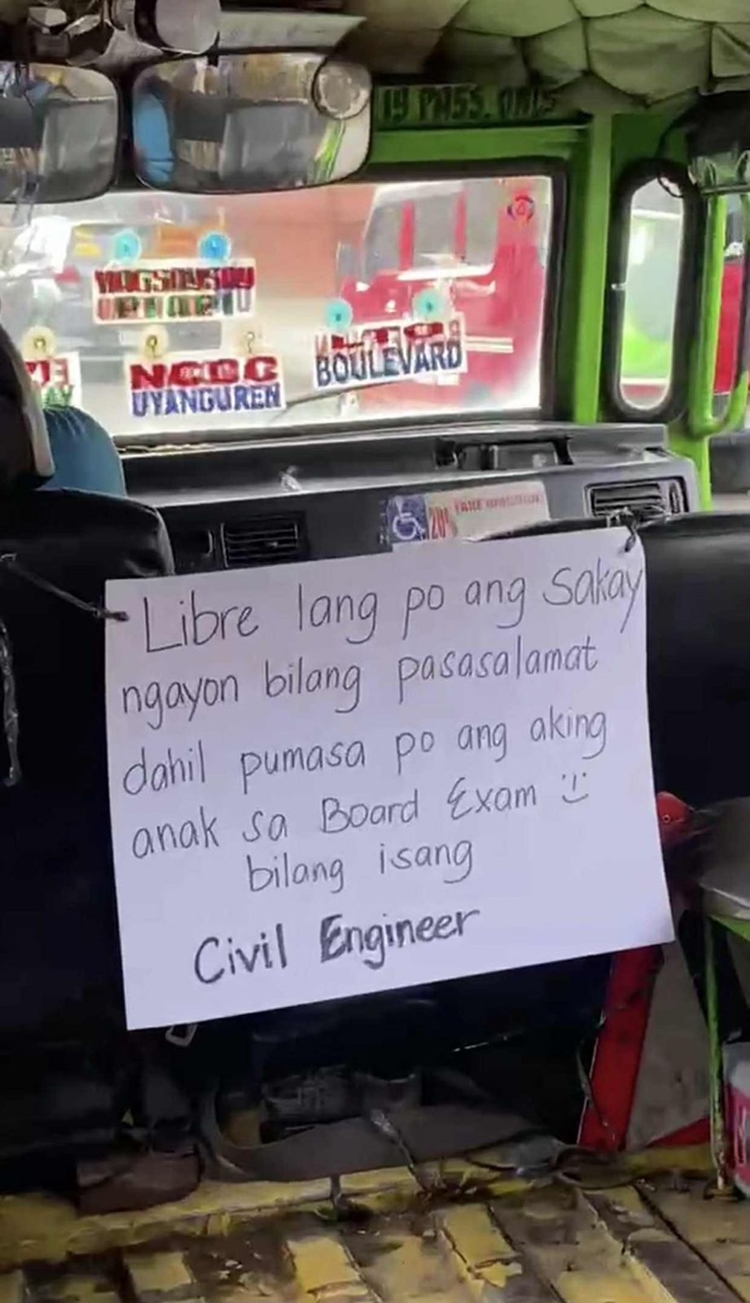 DPWH to Hire Son of Jeepney Driver Who Passed Civil Engineer Exam ...