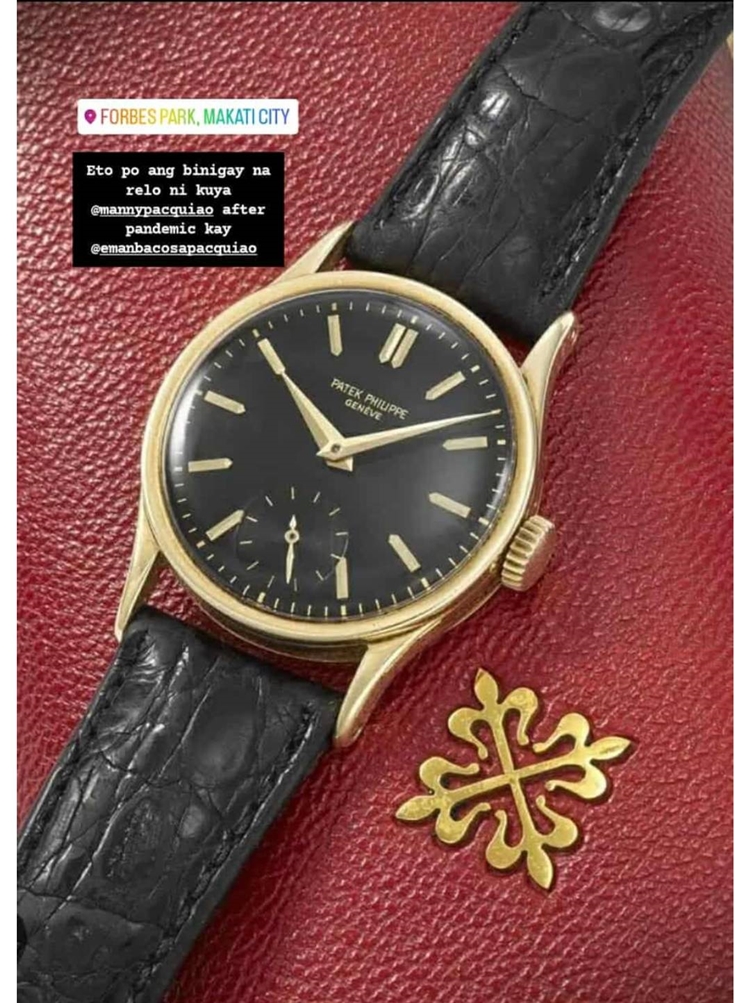 Eman Bacosa Given an Apartment and Luxury Watch by Manny Pacquiao ...