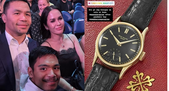 Eman Bacosa Given an Apartment and Luxury Watch by Manny Pacquiao ...