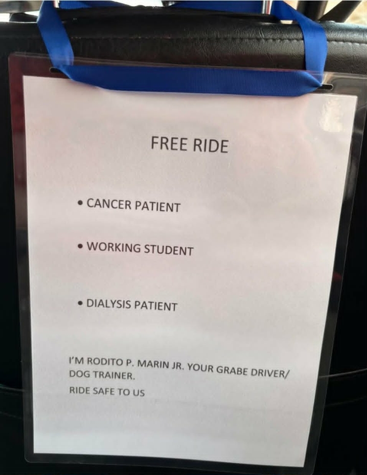 TNVS Driver Offers Free Rides to Working Students and Cancer Patients ...